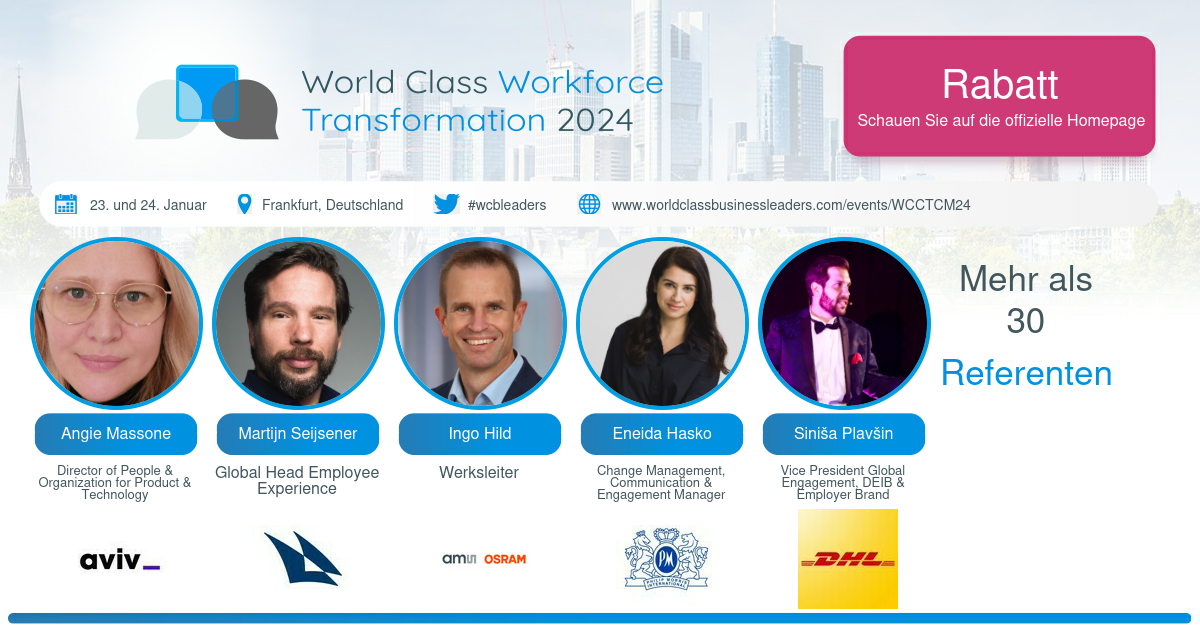 World Class Workforce Transformation 2024