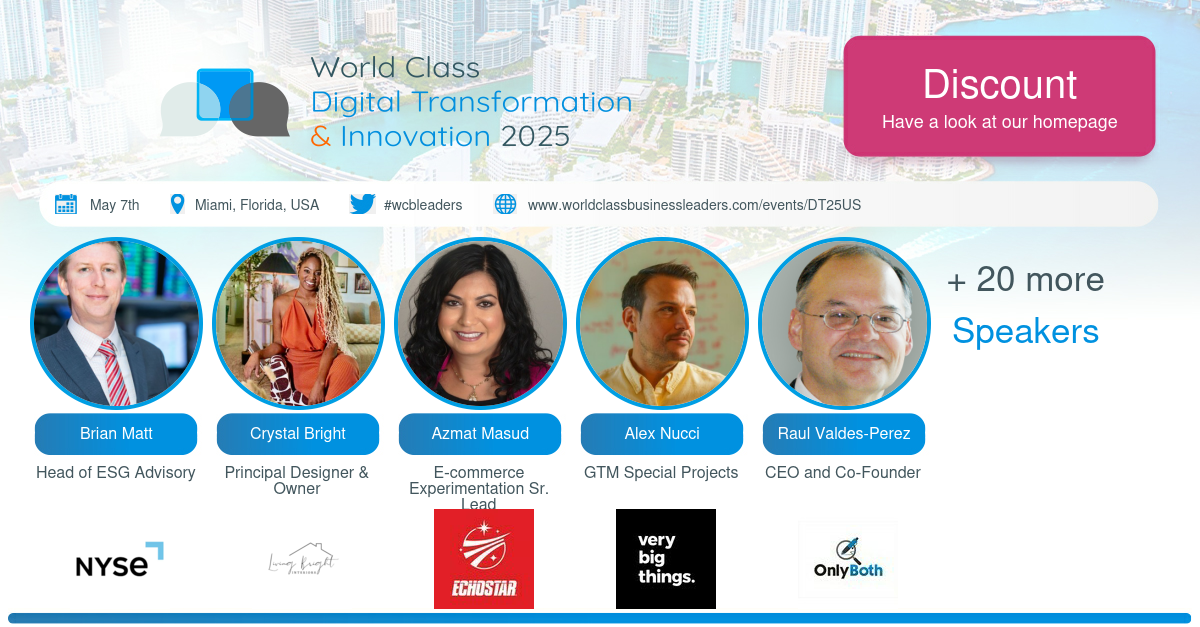 World Class Digital Transformation & Innovation America 2025